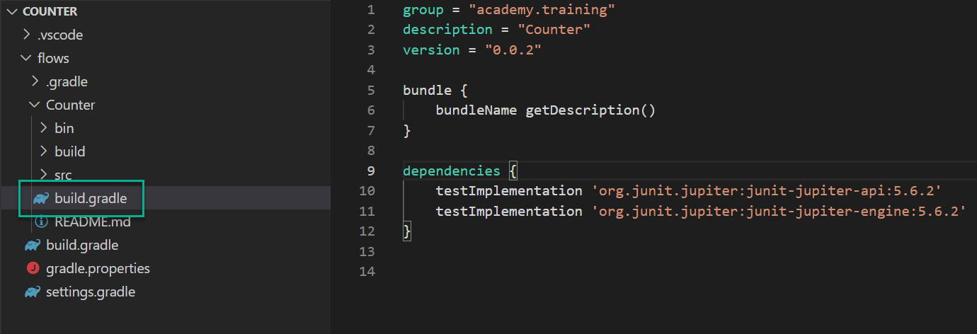 Counter implementation | ELO Flows Development