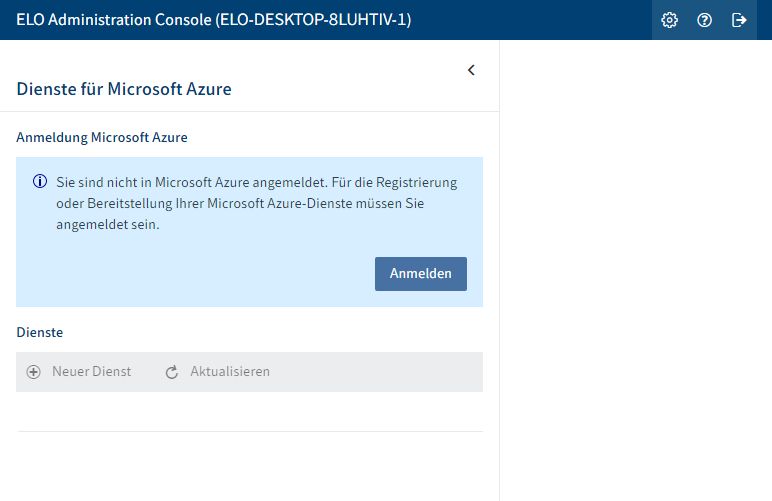 Microsoft Azure Console