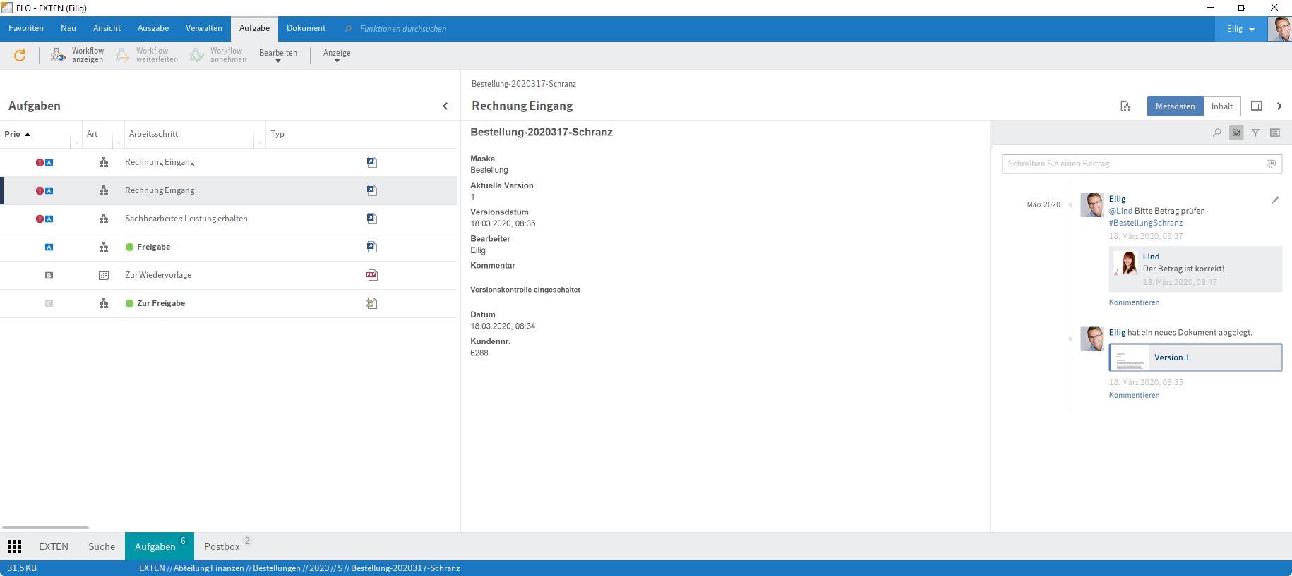 Programmoberfläche | ELO Java Client