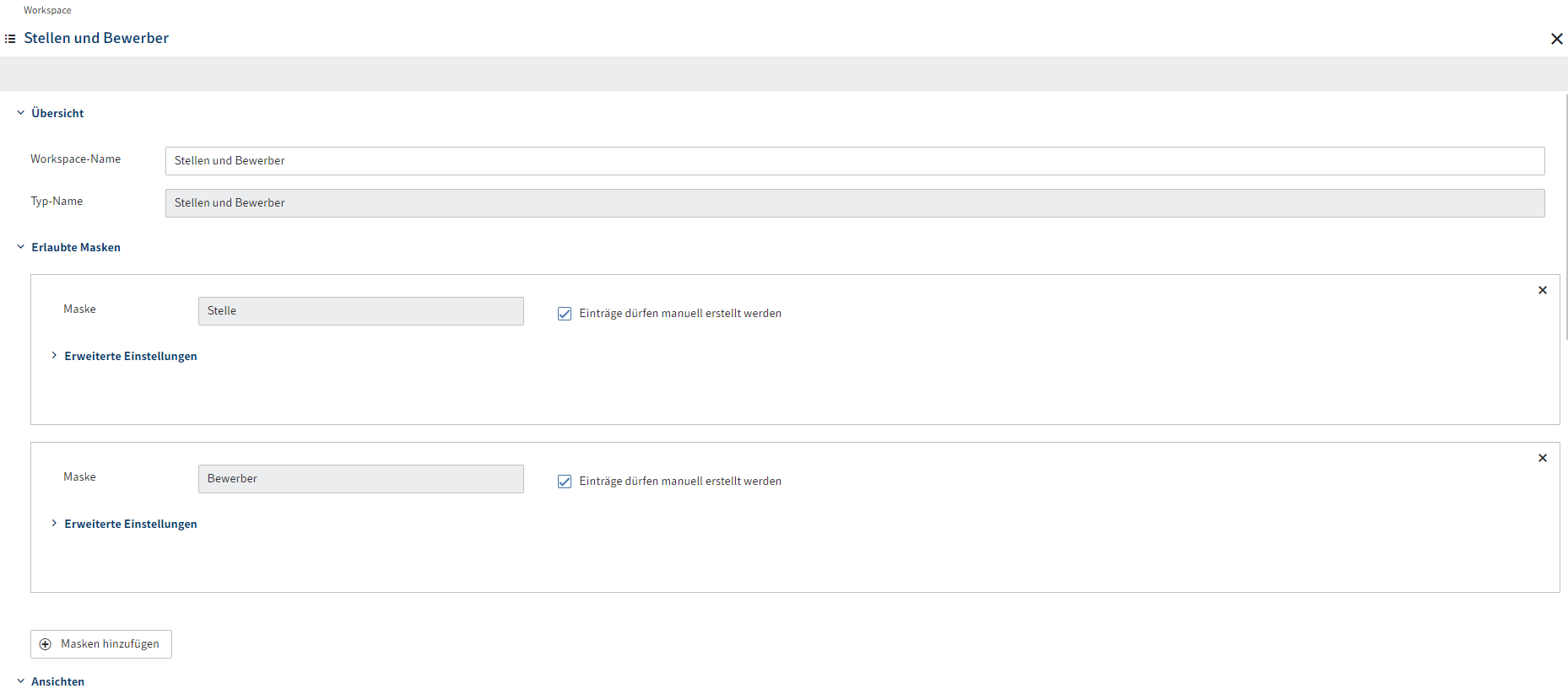 Workspaces | ELO Web Client