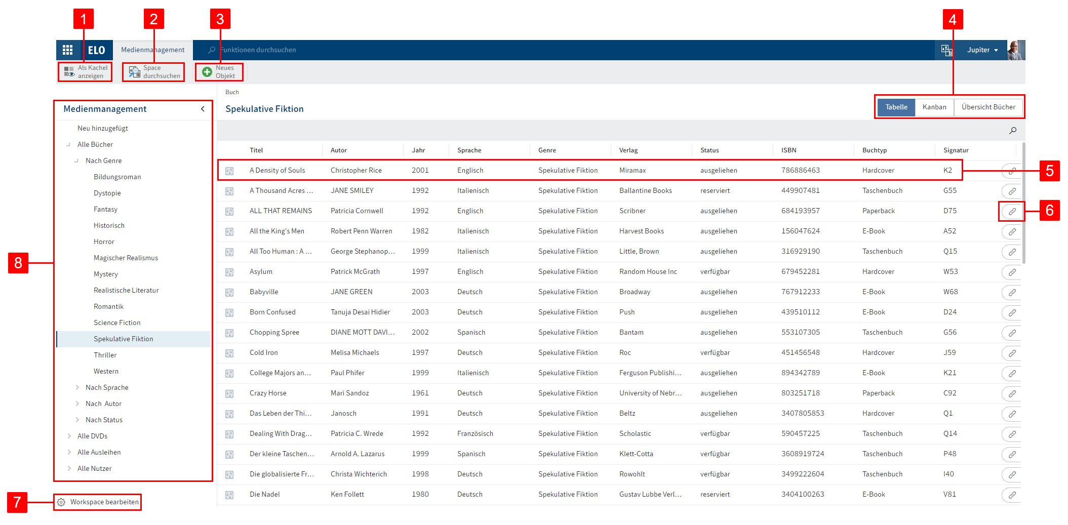 Workspaces | ELO Web Client